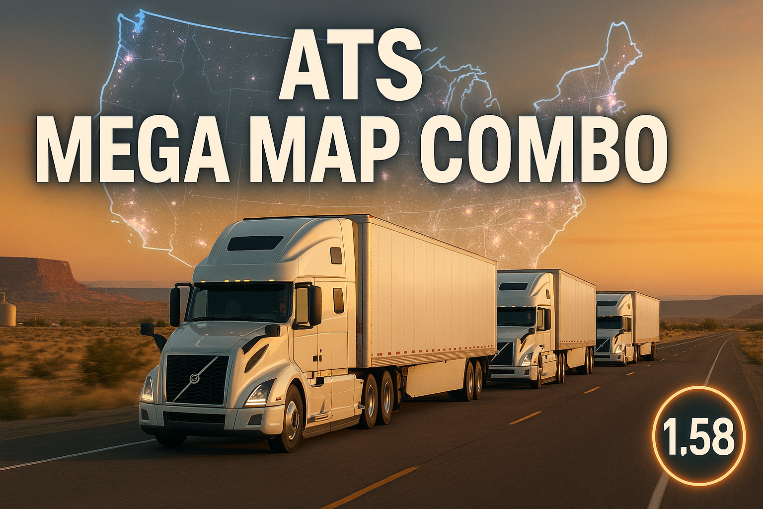 Quper Simulator - Лучшие сборки карт для ETS2 и ATS
